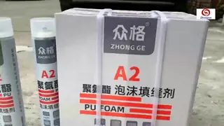 high elasticity white polyurethane foam joint sealant for construction