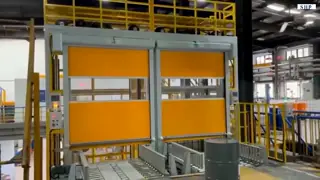 clean room pvc high speed door featuring environmentally-friendly stainless steel 304