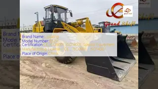 used second hand liugong clg855 / 855n extended reach wheel loader in good conditions