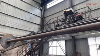 film rolling compost cover making machine for animal manure food waste organic fertilizer