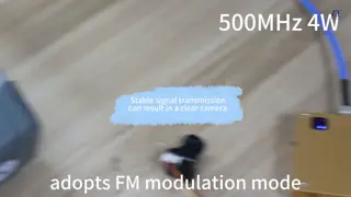 500mhz band 4w high-power fm modulation video transmitter with sma interface and wide temperature