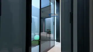 decorating internal partition sliding doors 6063-t5 silent operation single glass
