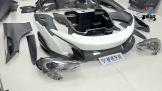 mp4-12c 650s mclaren body kit 675lt style carbon fiber frp body kit