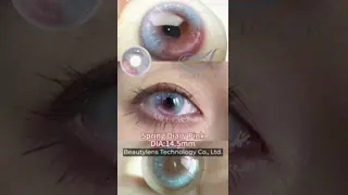 spring diary pink 14.5mm diameter yearly disposable contact lens with 40% water content and ce iso