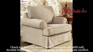 anti wear removable beige cotton linen material couch sofa 2 seater