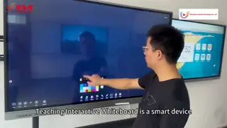 65-110 inch 4k uhd interactive touch whiteboard wireless cast for office collaboration