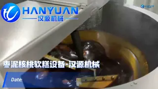 large capacity sticky date bar making machine
