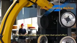 metal surface grinding robotic sand belt machine zinc alloy door handle polishing equipment