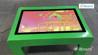 modern design 32 inch capacitive touch table 350cd/m2 usb port for kids game player school teaching