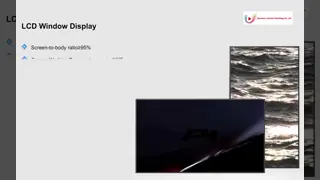 43 inch high brightness window display for sunlight readable digital signage
