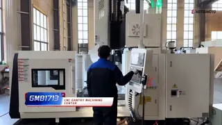 heavy duty gmb1713 cnc gantry milling machine 4 axis machining center 1200x1600
