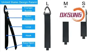 50mm width heavy-duty nylon elastic hook and loop strap 20 yards/roll for cable management