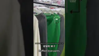all season used women's pants pleated second hand chinese pants