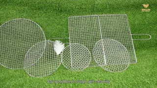 professional stainless steel bbq mesh - perfect heat distribution