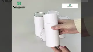 eco kraft spice paper tubes seasoning custom logo cylinder containers for salt sugar
