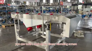container linear vibrating screen machine 0-200 mesh linear vibrating sieve