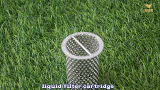 low pressure drop metal fiber filter element uniform pore structure