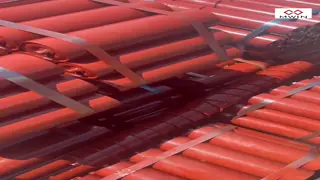 customized heavy duty idler rollers red green black conveyor steel idler rollers