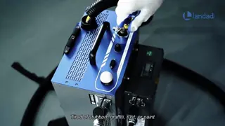 popular small backpack pulse laser cleaner with lithium battery