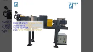 stainless steel kitchen food waste dehydrator with engine and gear core components voltage 220v380v