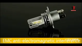 m4 led automotive bulb h7 high & low beam with 6000 lumens, 50,000 hours lifespan