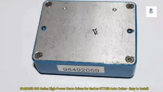 98492059 800 series high-power servo drives for gerber gt7250 auto cutter - easy to install