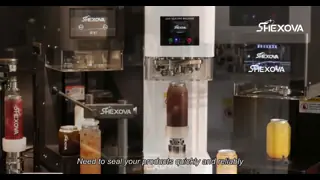 fully automatic non-rotating can sealing machine for beverage plastic cans