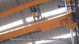 30 ton lifting capacity double beam box overhead crane with ground and remote control