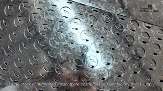 stainless steel perforated metal roll 2mm aperture door window protection