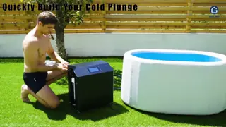 1160w outdoor ice bath chiller adjustable for sports recovery optional
