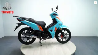 multi-functional practical motorcycle with optional aluminum wheels and rear carrier to enhance load