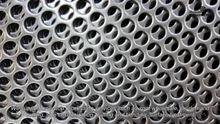 2mm white perforated ss sheet round hole mesh with high load capacity