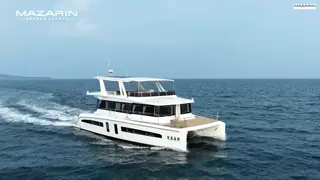 luxurious diesel motor power catamaran charter yacht mazarin 55ft