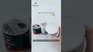 oem patent designed kraft paper tube packaging box for seasoning and salt