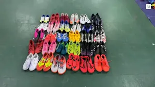 excellent condition brand used shoes international branded children's football shoes