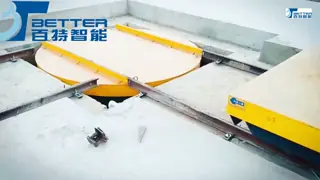 industrial electric turntable with 30 tons load capacity and 360 degree rotation