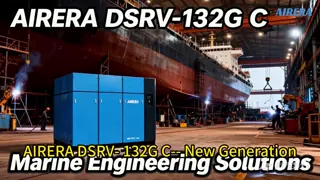 airera dsrv-132g c 132kw permanent magnet variable speed screw air compressor