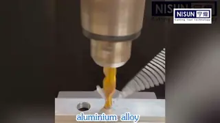 tialn based coating step drills polished surface with through coolant or without