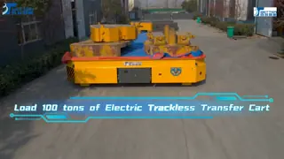 omnidirectional transfer cart with automatic stop function and low noise design for safe