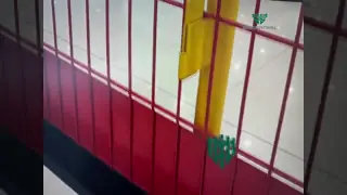 red roof edge safety barriers for constrution 1100mm total height