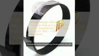 3m high strength adhesive mushroom hook and loop tape with 10,000+ durability