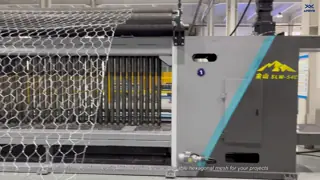 3 twist fully automatic gabion making machine with high productivity for industrial use