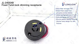 nema socket fixed twist lock dimming receptacle 5p ultra thin version 0-480v wide voltage