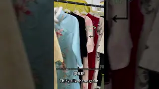 traditional style used winter clothing thick cheongsam elegant vintage clothes