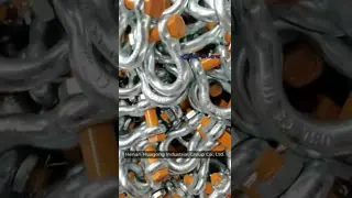 dip galvanized american type shackle with 110 v voltage and 40cr-body & pin for heavy-duty lifting