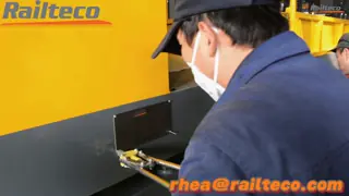 rtj01 type rail car with crane for the transportation
