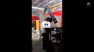 industrial portable smoke collector with self cleaning from the factory