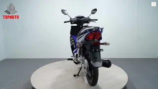 125cc air-cooled enduro motorcycle with 4-speed transmission and 27° high climbing capacity