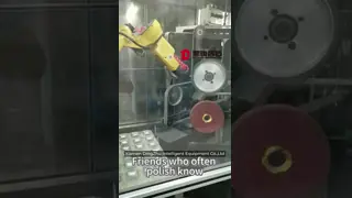 4000mm robotic grinding machine with 2 grinding machines and 4 sand belts