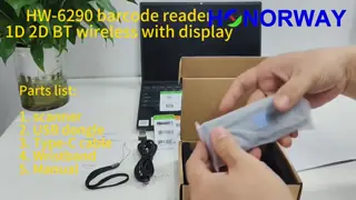 1d 2d qr cmos imaging portable barcode scanner handheld 2.4ghz wireless bluetooth